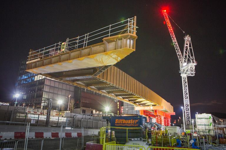 In pictures: Mace and Graham install Stratford bridge | News | Building